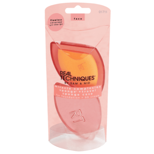 Real Techniques Miracle Complexion Sponge + Travel Case - 2 Pieces at ...