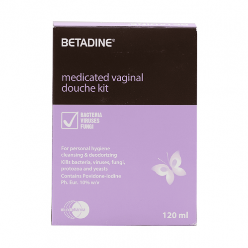 Betadine Medicated Vaginal Douche Kit - 120ml | Niceone